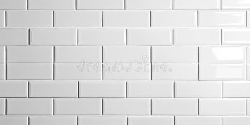 White Subway Tiles Wall stock illustration. Illustration of commercial ...