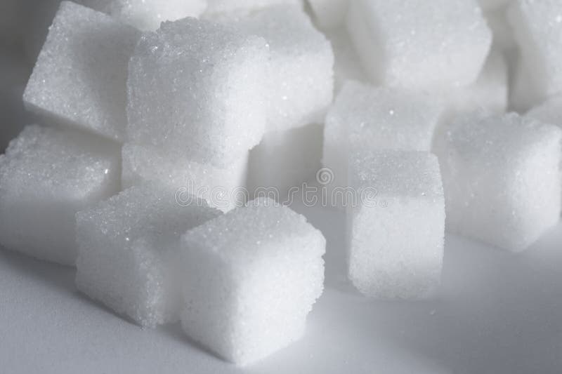 White sugar cubes stock photo. Image of isolated, carbohydrates - 349030236