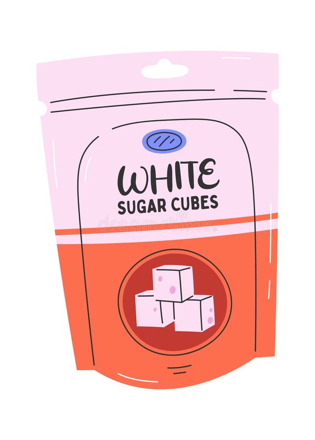 Sugar Package Vector Food Design Isolated White. Icon Product ...