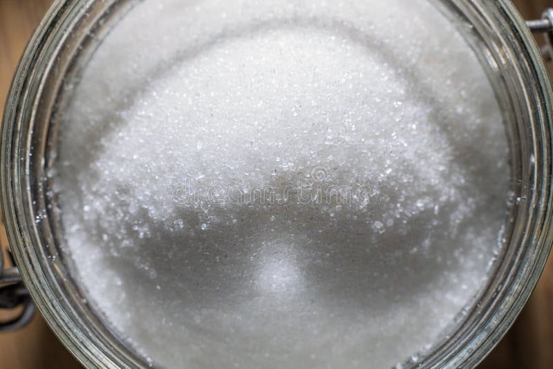 White Sugar in Particles Super Close Up, Macro Stock Image - Image of ...