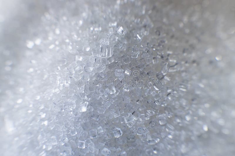White Sugar in Particles Super Close Up, Macro Stock Image - Image of ...