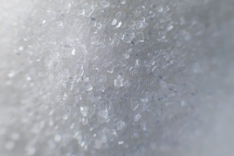 White Sugar in Particles Super Close Up, Macro Stock Image - Image of ...