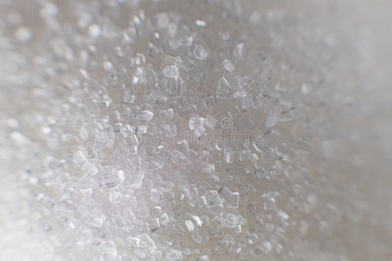 White Sugar in Particles Super Close Up, Macro Stock Image - Image of ...