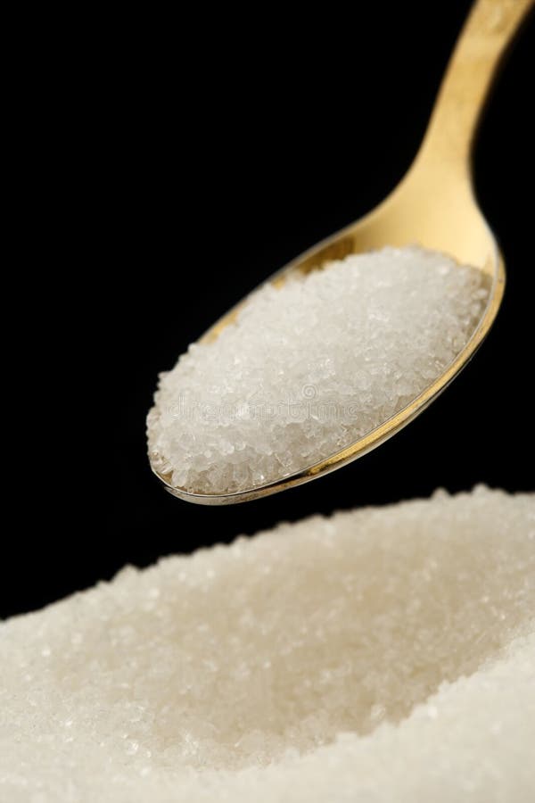 White sugar and spoon stock photo. Image of sugar, utensil - 37660724