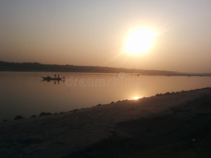 Sunset and boat stock image. Image of sunset, white - 109823063