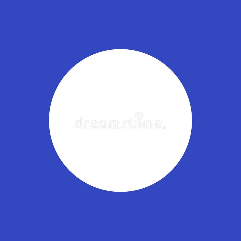White Sun Vector Icon on Blue Background Stock Vector - Illustration of ...