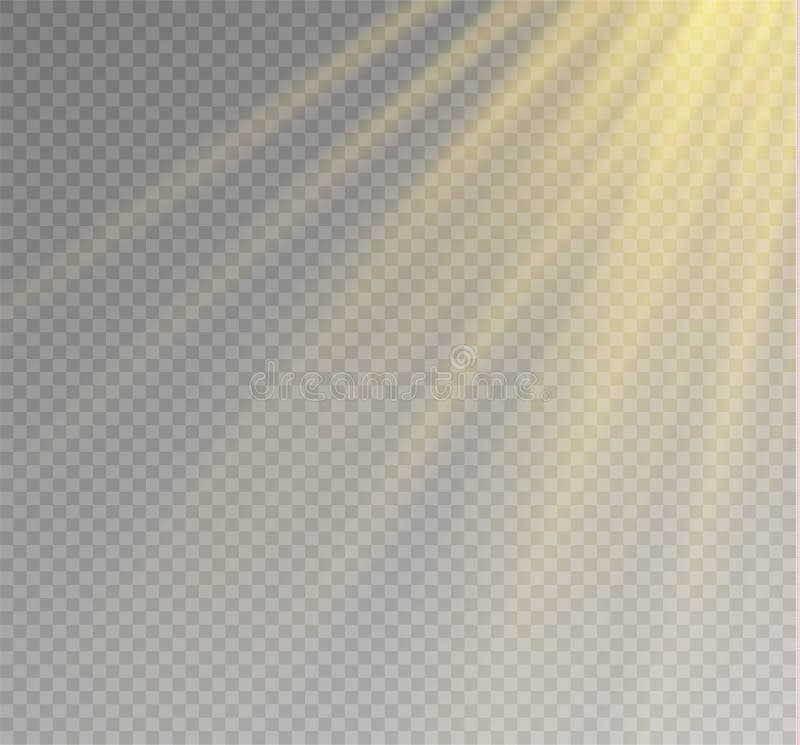 White Sunlight light stock vector. Illustration of center - 126437473