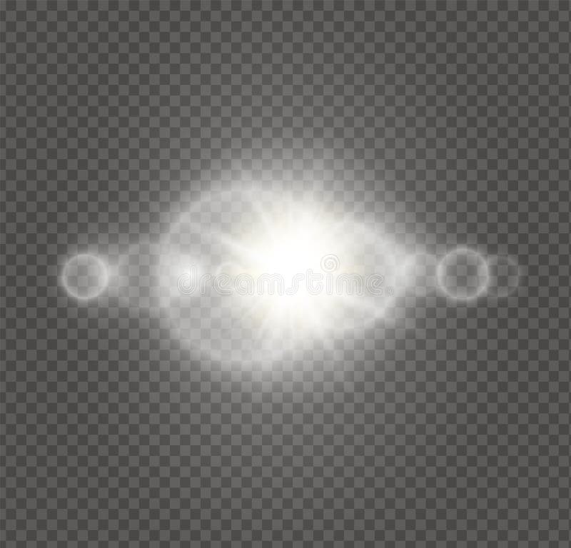 White Sunlight light stock vector. Illustration of explode - 142308857