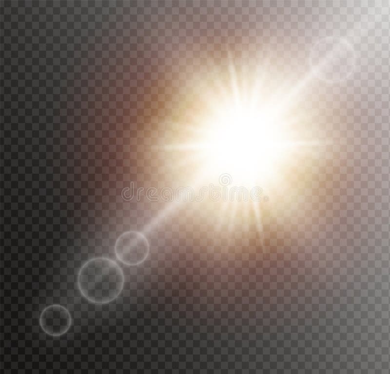 White Sunlight light stock vector. Illustration of digital - 146248491