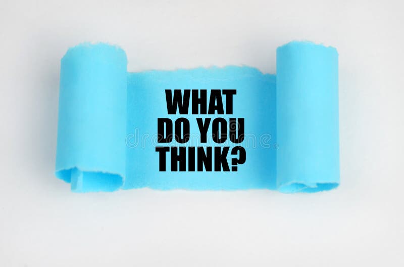 On a White Surface, a Blue Scroll of Paper with the Inscription - WHAT ...