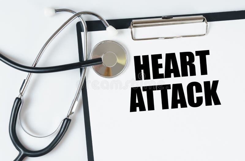 On a White Surface, a Stethoscope and a Tablet with an Inscription ...