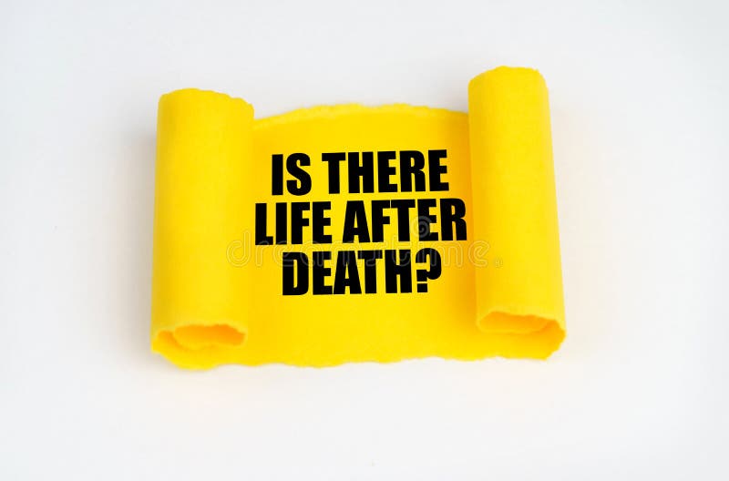 On a White Surface, a Yellow Scroll of Paper with the Inscription - is ...