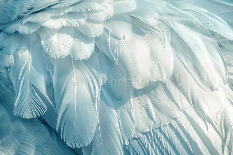 White Swan Feathers Background, Goose Plume Pattern, White Wings ...