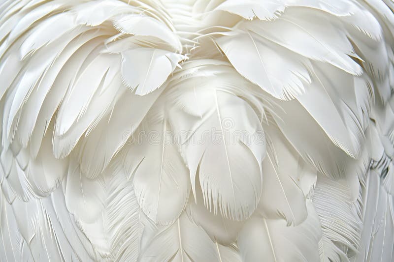 White Swan Feathers Background, Goose Plume Pattern, White Wings ...
