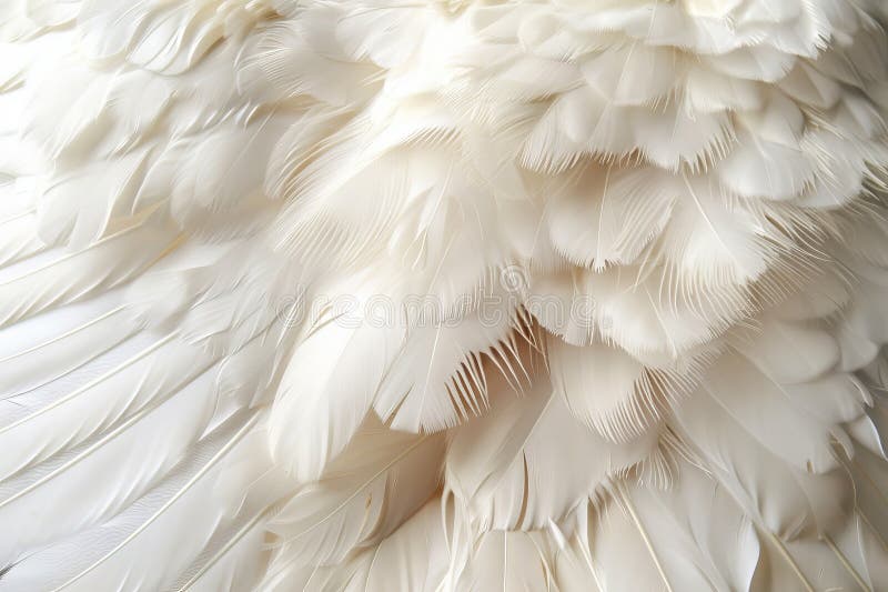 White Swan Feathers Background, Goose Plume Pattern, White Wings ...