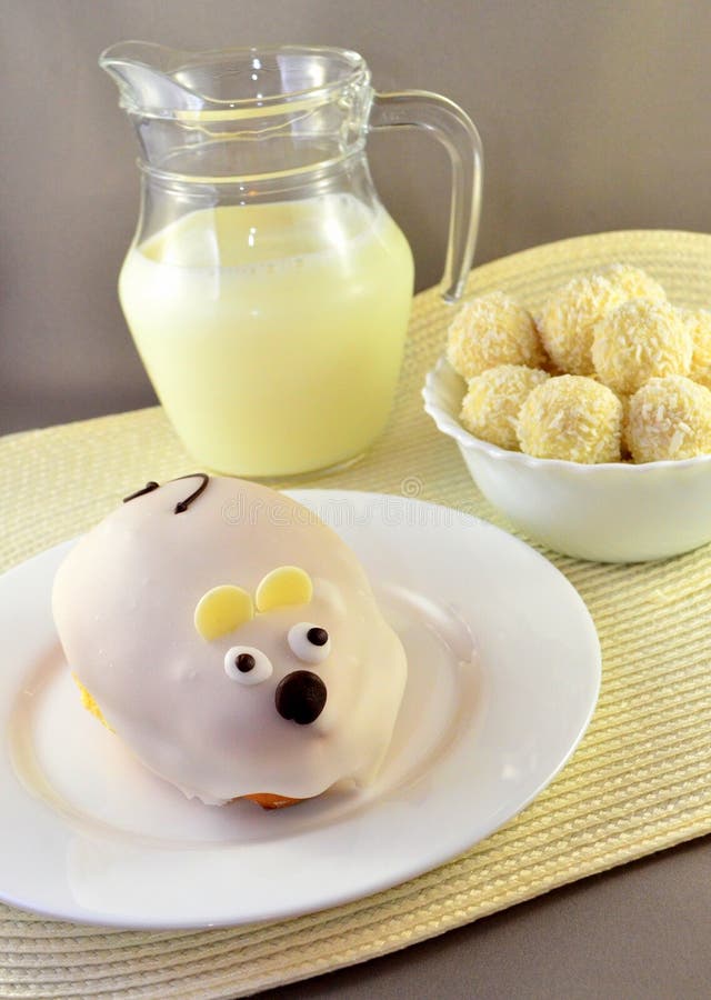 White sweets stock photo. Image of bread, circle, coconut - 37013958