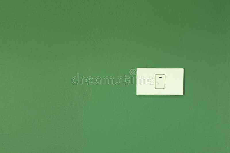 White Switch Board with on-off Switches, Fan Speed Regulator and Three ...