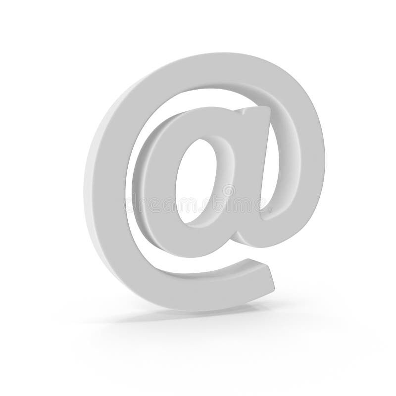 White at Symbol stock illustration. Illustration of rendered - 275827438