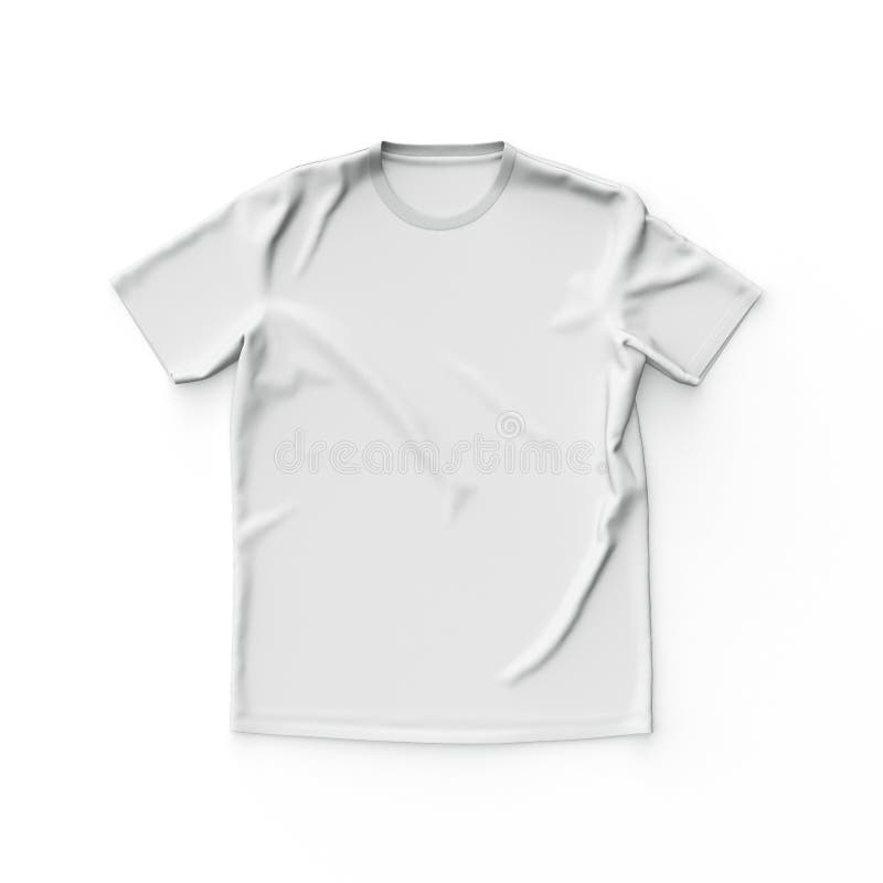 Wrinkled White T Shirt