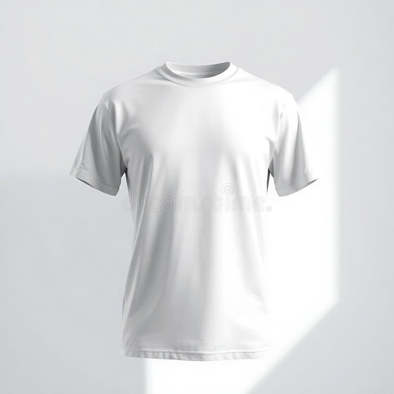 White t shirt template stock illustration. Illustration of front ...