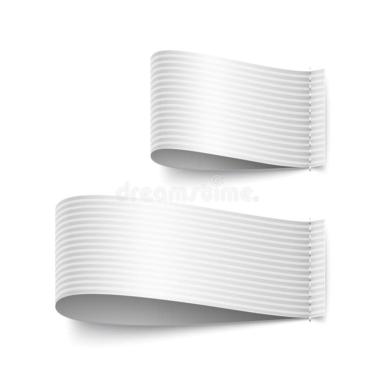 White tab set stock vector. Illustration of text, texture - 45599887