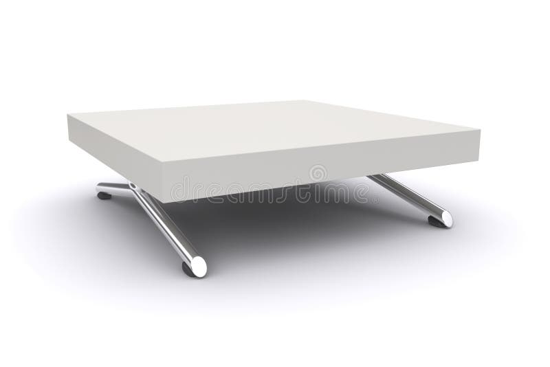 White table. stock illustration. Illustration of path - 21352697