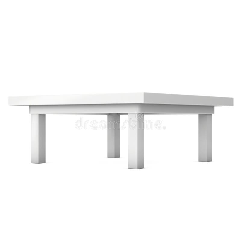 White Table 3D stock illustration. Illustration of office - 84530187