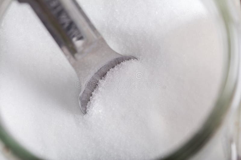 White table salt stock image. Image of eating, excessive - 123497585