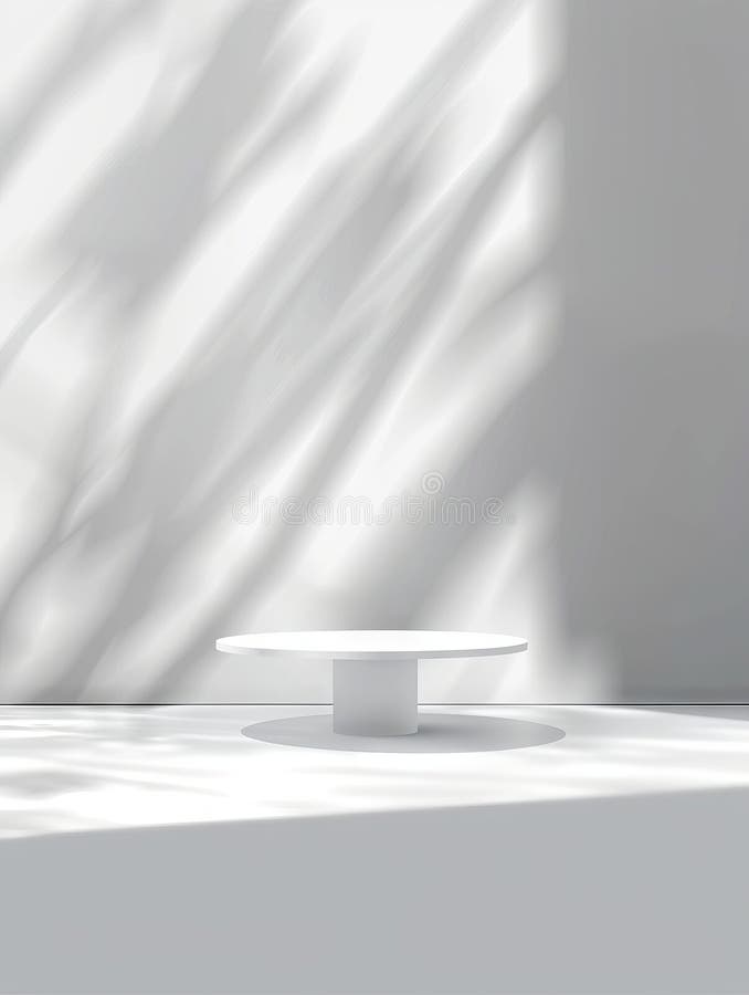 A White Table with Shadows on it Stock Photo - Image of screenshot ...