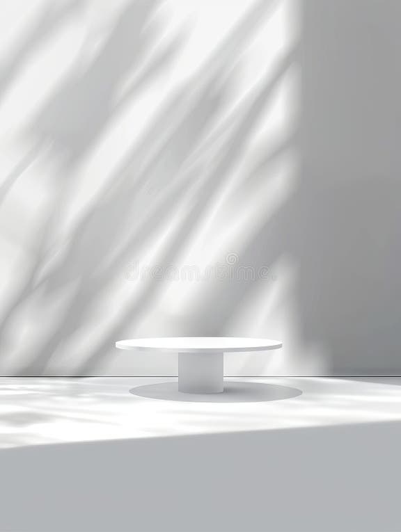 A White Table with Shadows on it Stock Photo - Image of screenshot ...