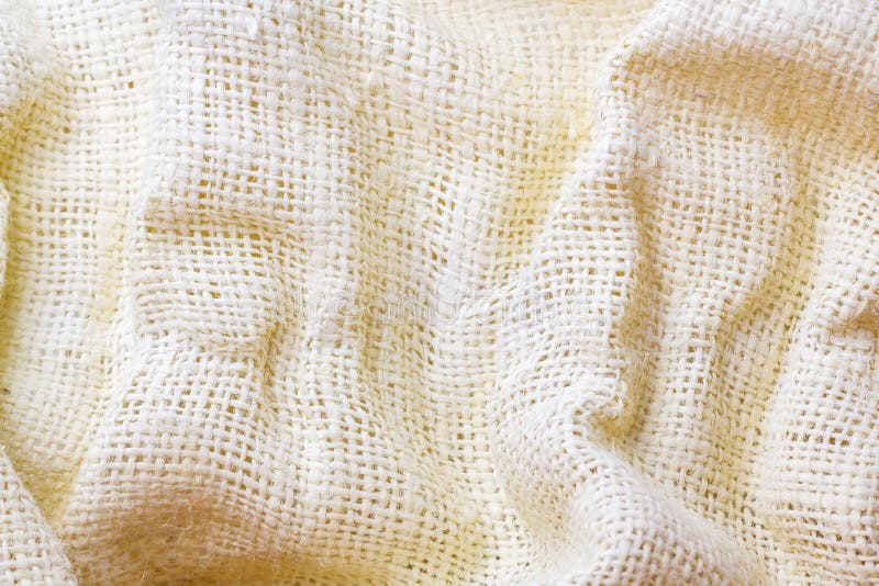 White Tablecloth Fabric Texture Stock Image - Image of fiber, natural ...