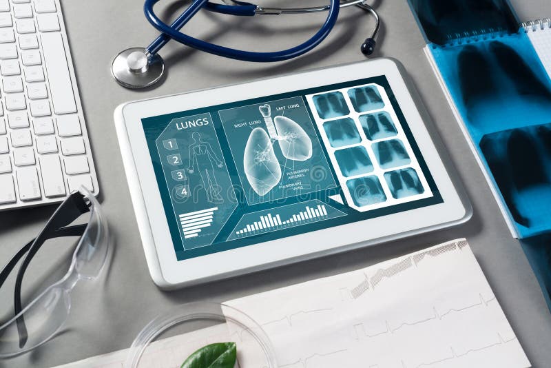 Digital Technologies in Medicine Stock Photo - Image of office ...