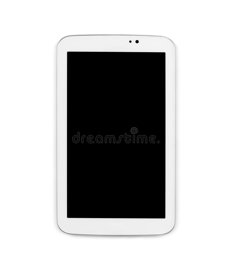 White tablet pc isolated stock photo. Image of communication - 38998436