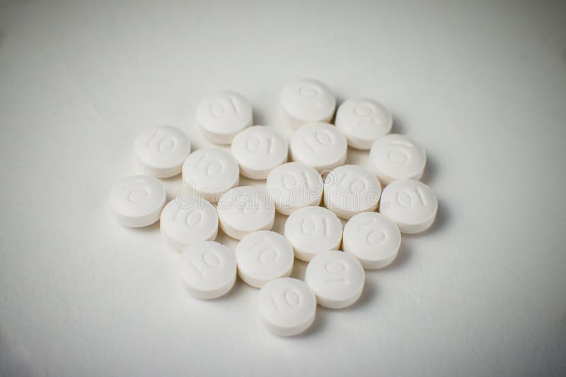 White Tablets stock photo. Image of hospital, pharmaceutical - 38647380