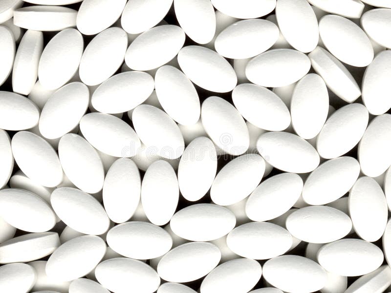 White tablets close-up stock photo. Image of health, remedy - 10017512