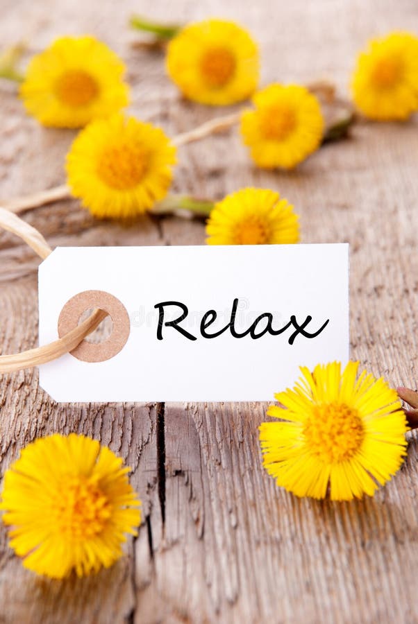 Take it Easy Relax Enjoy Life Stock Image - Image of calm, breath: 46782377