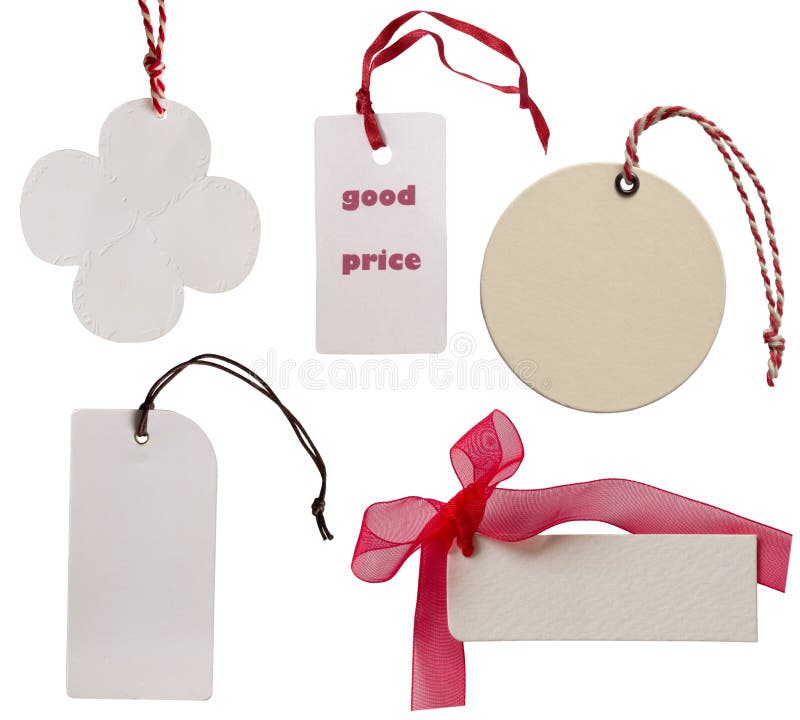 White tags stock photo. Image of isolated, wear, sticker - 15206984