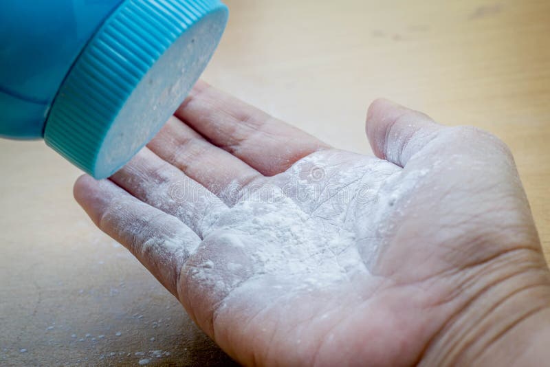 White talcum powder stock photo. Image of care, health - 78666936