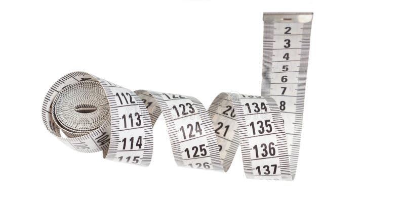 White tape-line stock image. Image of slim, inch, centimeter - 37845063