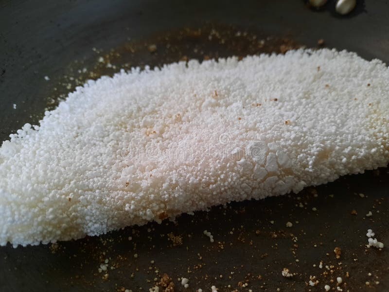 White Tapioca Pearls in Wooden Bowl on Grey Background. Tapioca Balls ...