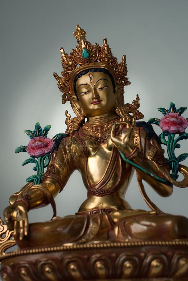 White Tara stock photo. Image of kagyu, figurine, karma - 11862034