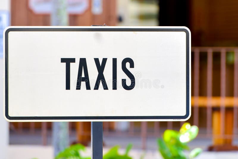 Taxis only sign. stock photo. Image of banner, number - 178871802