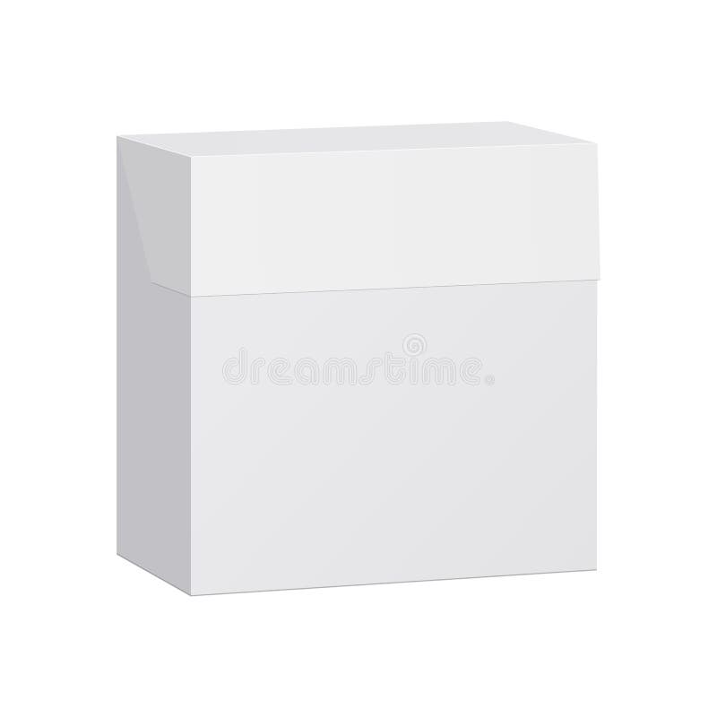 White tea box mockup stock vector. Illustration of icon - 108794596