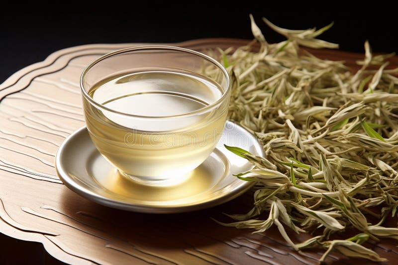 White tea in a cup stock illustration. Illustration of herbal - 288953951