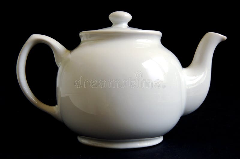 White teapot stock image. Image of drink, kitchen, chinese - 1162159