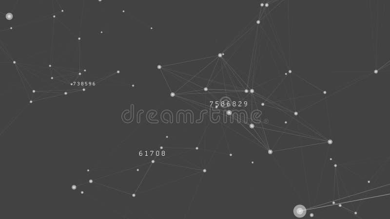 White Technology Sphere Connectivity Animation Stock Video - Video of ...