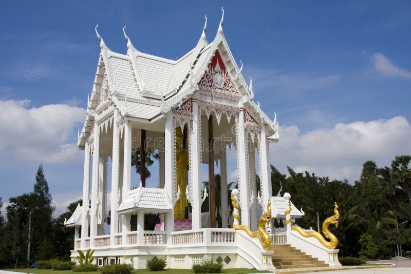 White temple stock image. Image of detail, palace, buddhism - 17065459