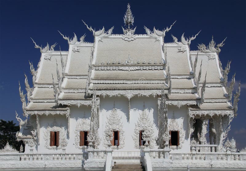 White Temple Thailand stock image. Image of buddhist - 24234549