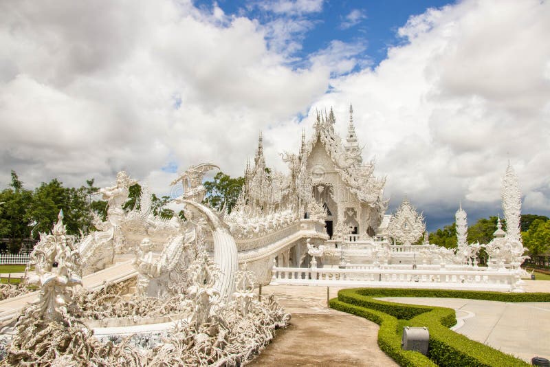 White temple thailand stock photo. Image of religion - 94352876