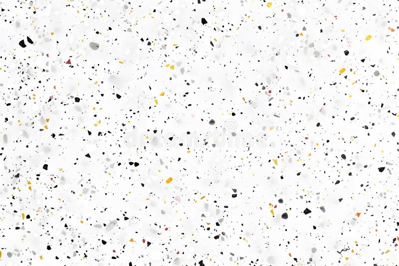 Seamless White Terrazzo Background with Colorful Flecks Stock ...